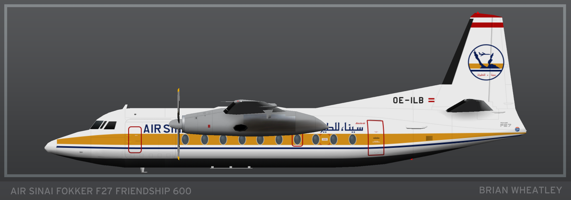 Air Sinai Fokker F27 Friendship 600 – Brian's Retro AI